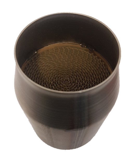 2 1/2" DIESEL STAINLESS STEEL BULLET CAT CONVERTER - 200 CELL - RAM.