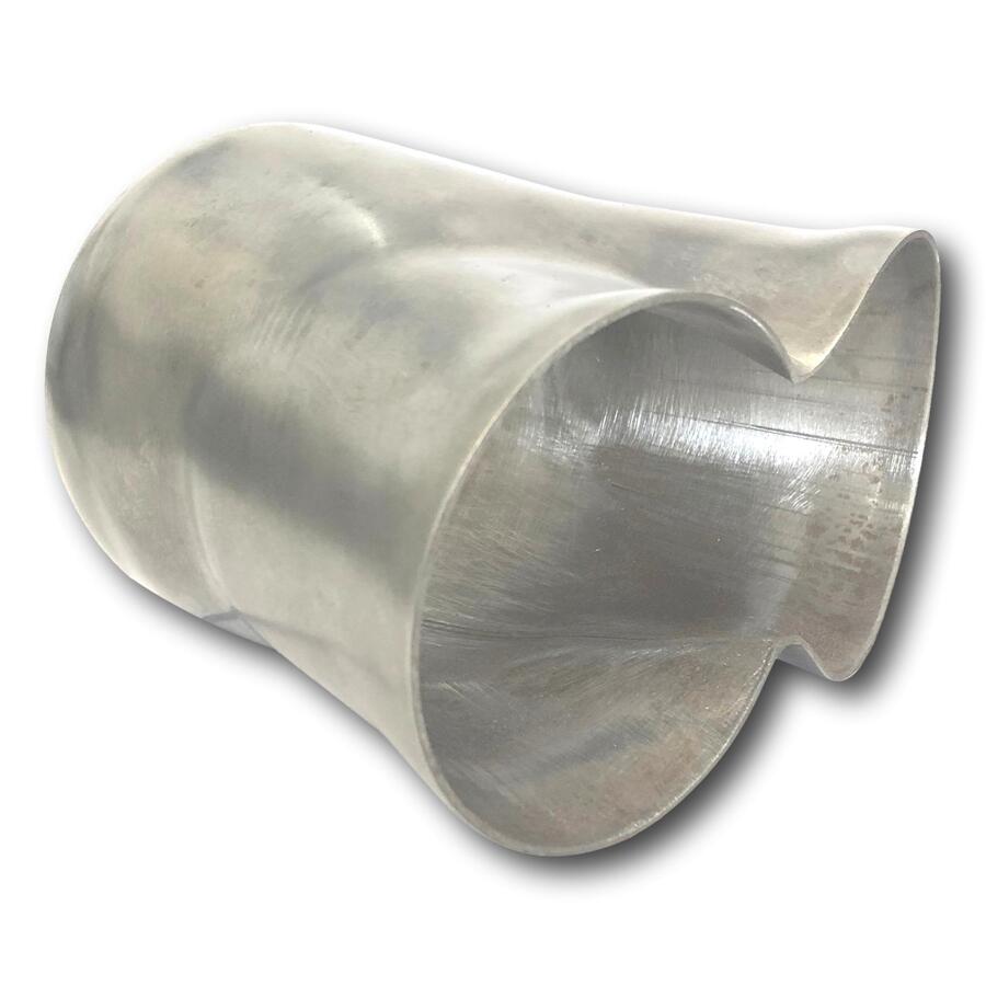 MERGE COLLECTOR STAINLESS STEEL (304) 2INTO1 (3" x 3 1/2") - ExoFlow