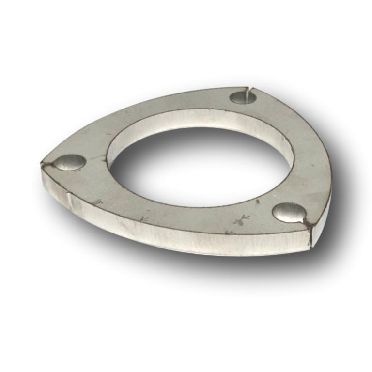 EXHAUST FLANGE PLATE 3" 3 BOLT STAINLESS STEEL 85bc - ECS Exhaust