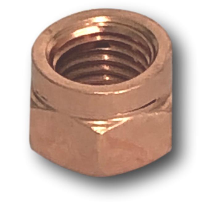 COPPER LOCK NUT FOR TURBO / MANIFOLD / DUMP PIPE SET OF 10 - M10 X 1.25 ...