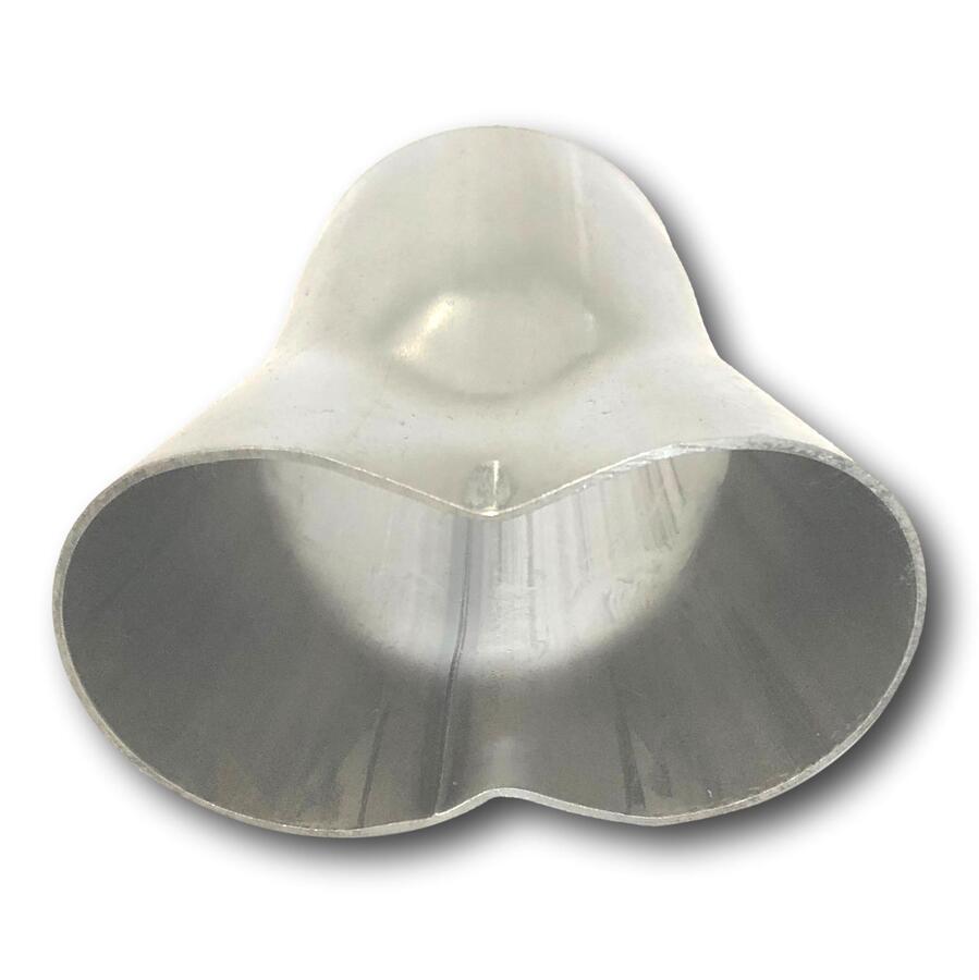 MERGE COLLECTOR MILD STEEL 2INTO1 (1 3/4" x 2 1/4")