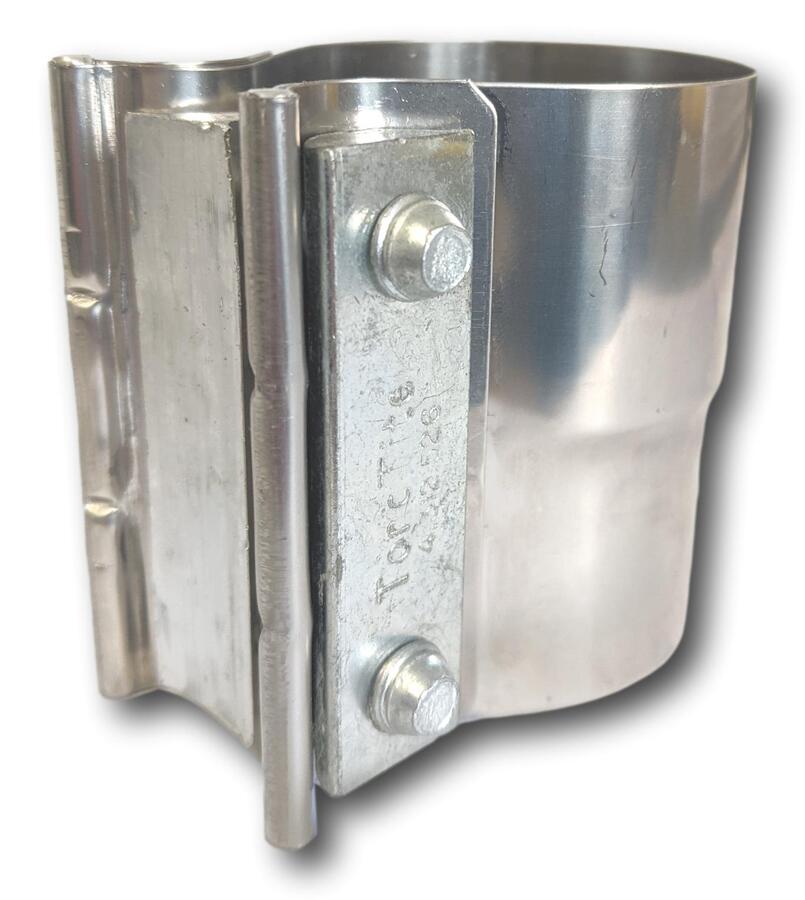 2" to 6" ID Flexible Exhaust Pipe Clamp Stainless Steel Band Tube Step ...