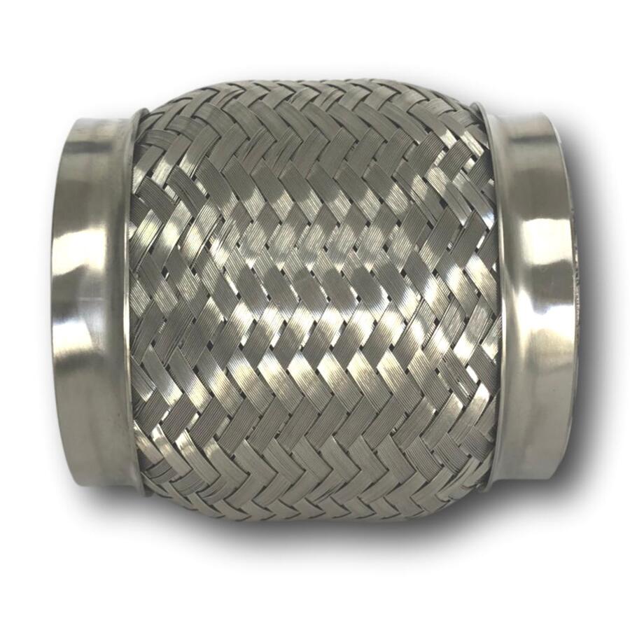 2" Inch Exhaust Flex Bellow Interlock Pipe Joint Stainless Collar Flexi ...