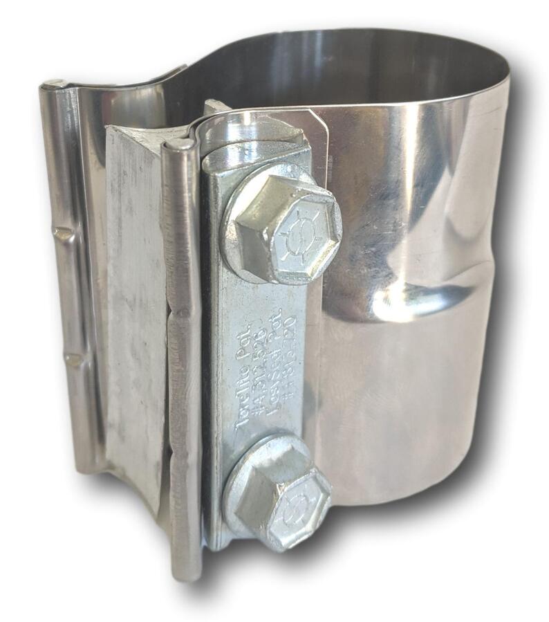 2" to 6" ID Flexible Exhaust Pipe Clamp Stainless Steel Band Tube Step ...