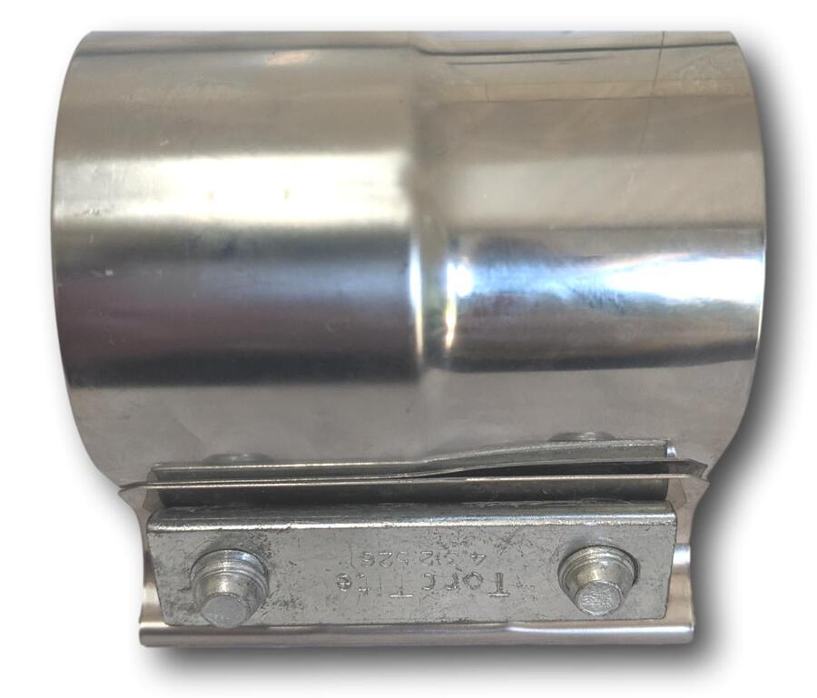 2" to 6" ID Flexible Exhaust Pipe Clamp Stainless Steel Band Tube Step ...