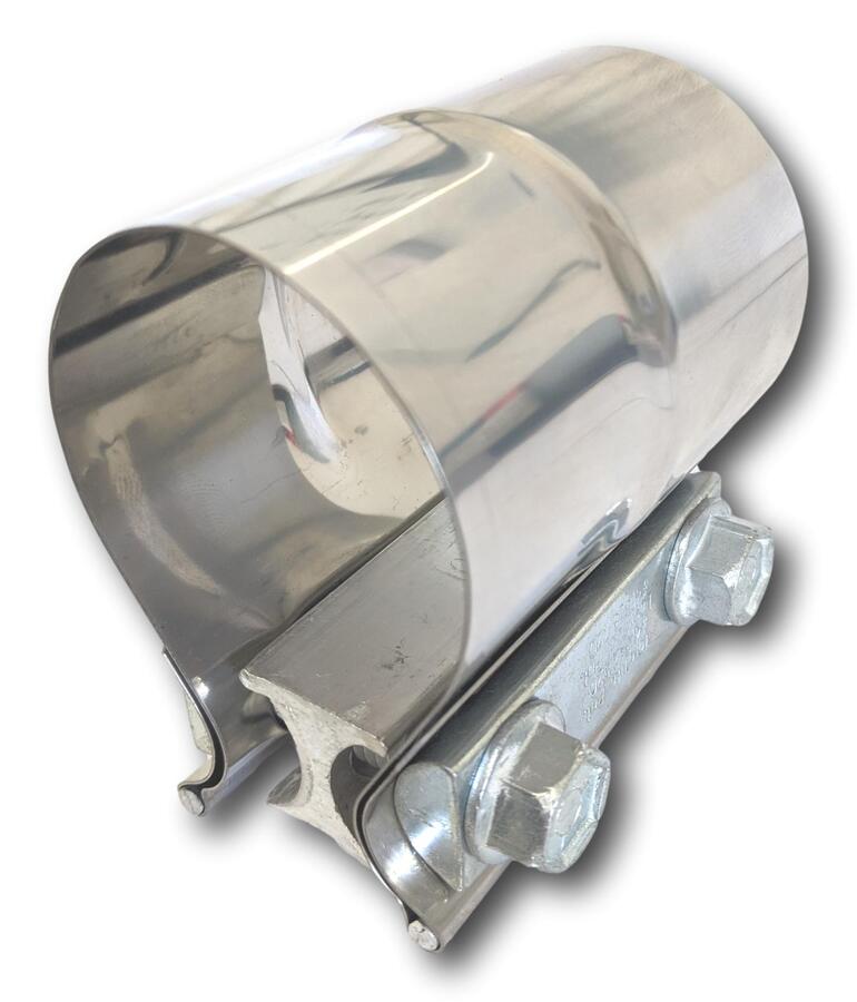 2" to 6" ID Flexible Exhaust Pipe Clamp Stainless Steel Band Tube Step ...