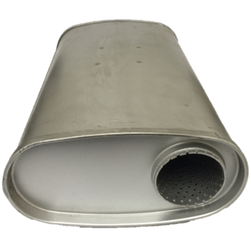 OVAL SPORTS MUFFLER 3" - REDBACK